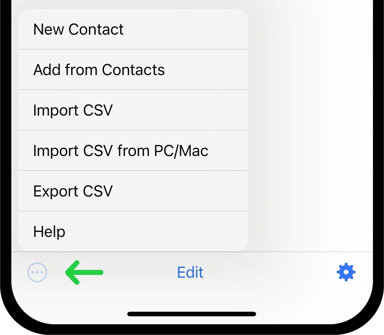 Export Contacts To CSV File Reach