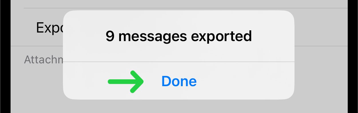 Import and Export Messages - Reach